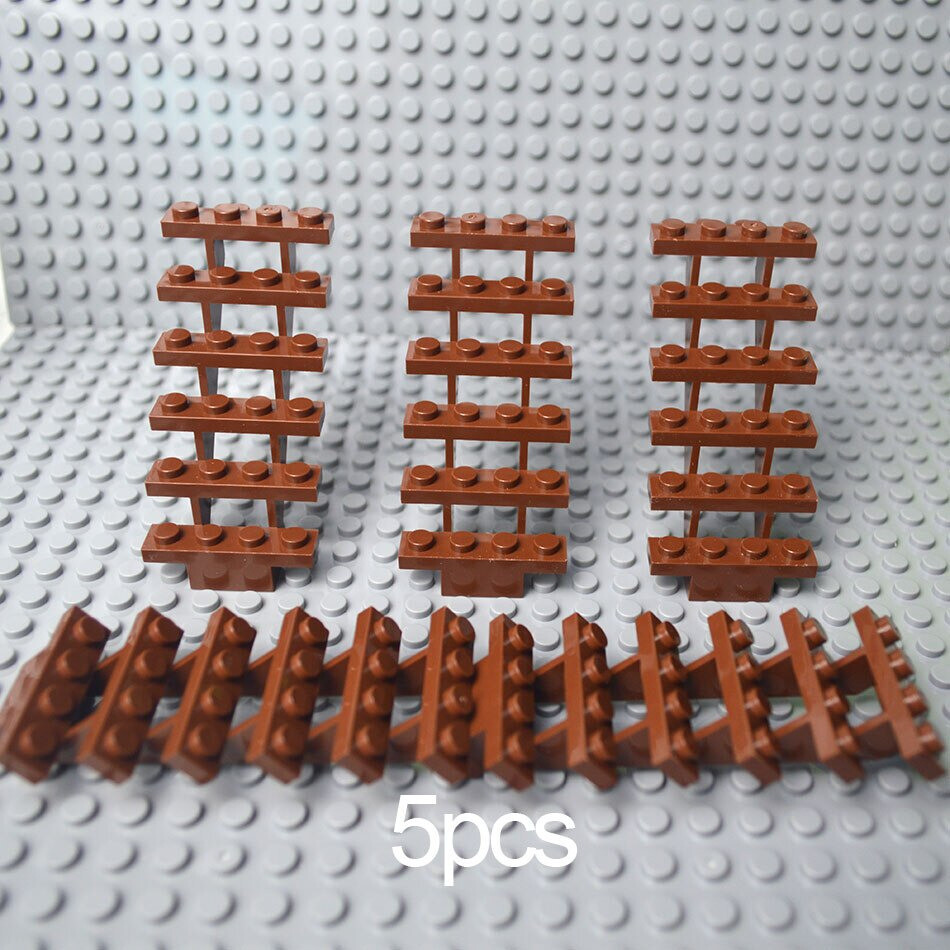 City Parts for LEGO Kits House Fence Wall Stairs Pillar Building Blocks ...