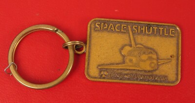 ROCKWELL INTERNATIONAL AUTHENTIC SPACE SHUTTLE MISSION KEY CHAIN RARE ...