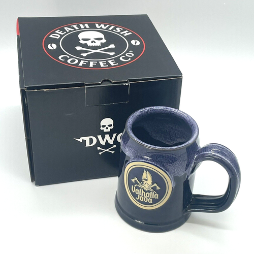 Death Wish Coffee Deneen Pottery Valhalla Java Tankard Mug #1415/1500 ...