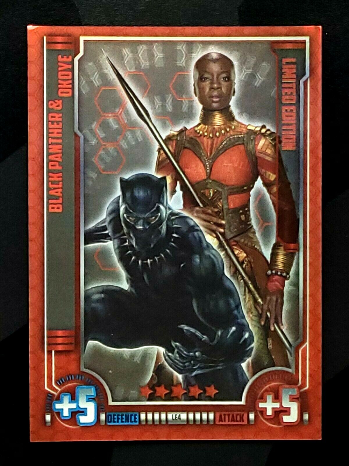 2021 Topps Marvel Hero Attax TCG - Black Panther & Okoye - Limited ...