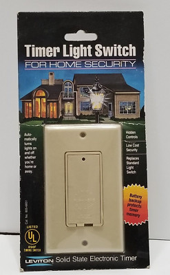 Leviton 805-6651 Solid State Electronic Timer Light Switch for Home ...