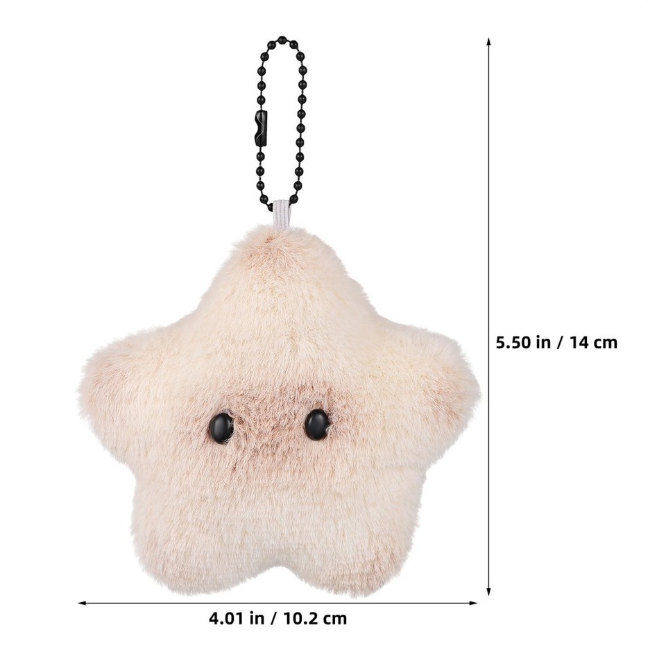 Bag Decor Cute Fluffy Key Chain Pendant Aesthetic Keychain for ...
