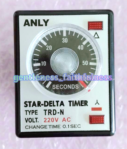 1pc new TRD-N 220V 30S STAR-Delta Timer Motor Start Time Limit Relay | eBay