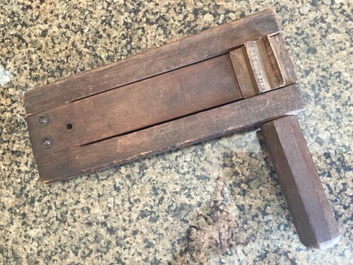 Antique Wooden Spinner Noisemaker Clacker Fire Alarm Air Raid Loud ...