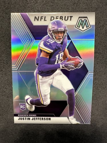 2020 Panini Mosaic - NFL Debut Justin Jefferson Silver #270 (RC) | eBay