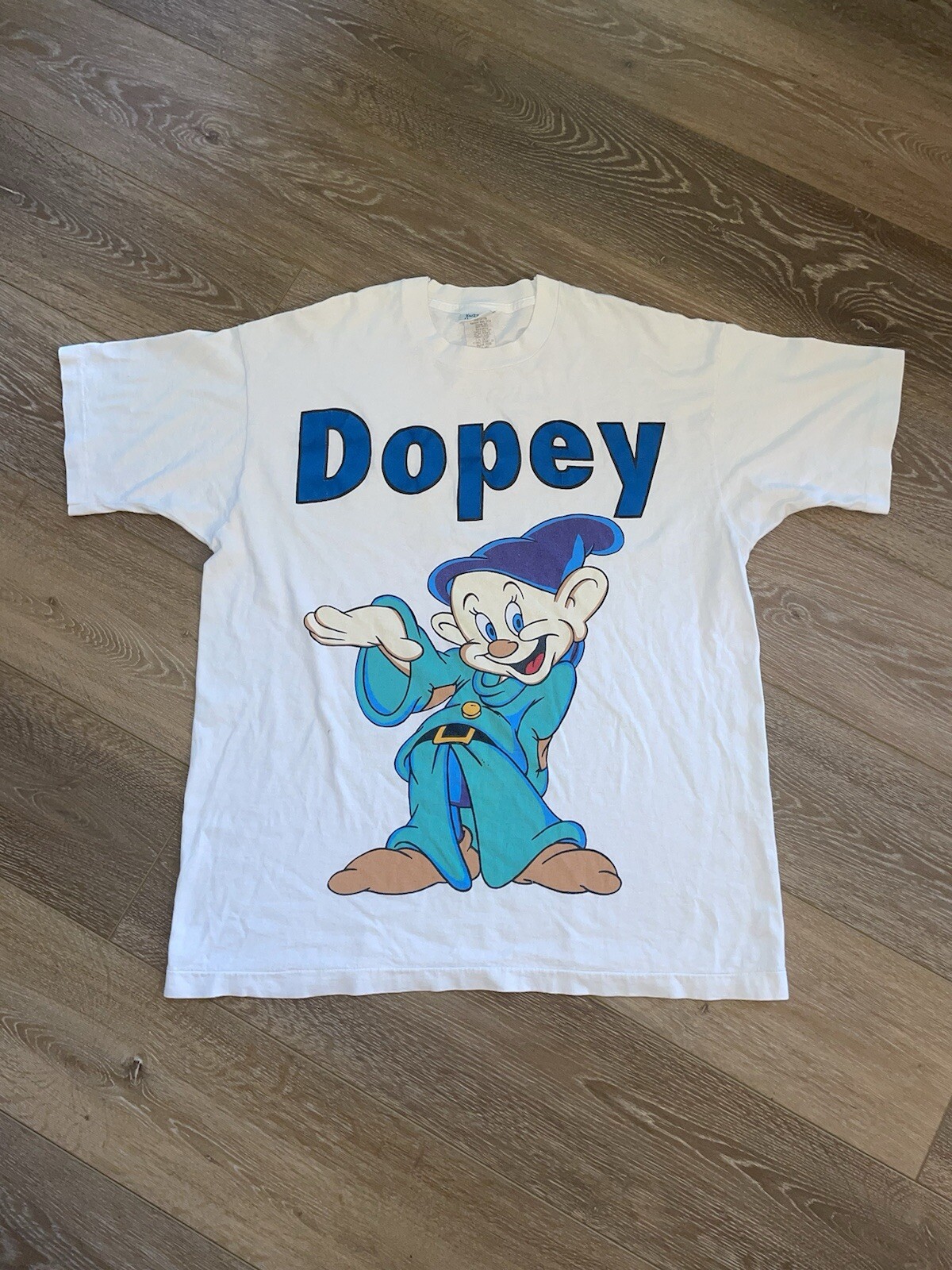 Vintage Dopey Walt Disney Snow White Single Stitch T … - Gem