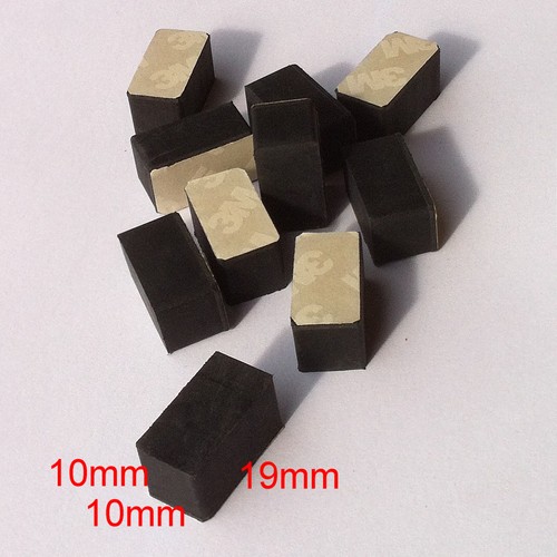 7/10mm self adhesive solid rectangle rubber feet for motherboards ...