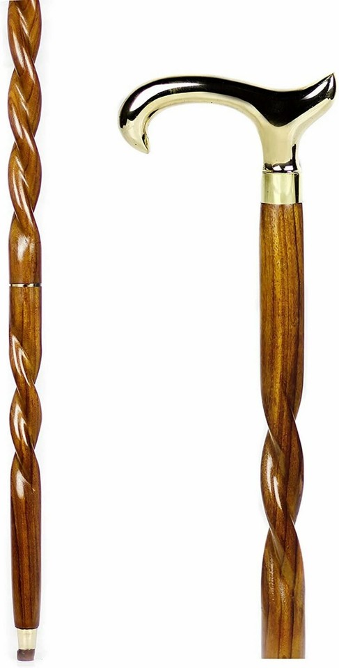 Premium Working Canes Beautiful Antique Plated Solid Brass Handle ...