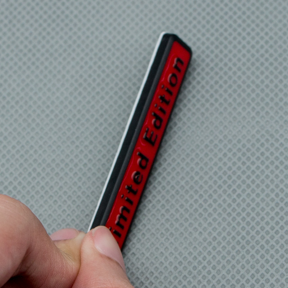 Matte Black Metal LIMITED EDITION Rear Trunk Emblem 3D Sport Logo Badge ...