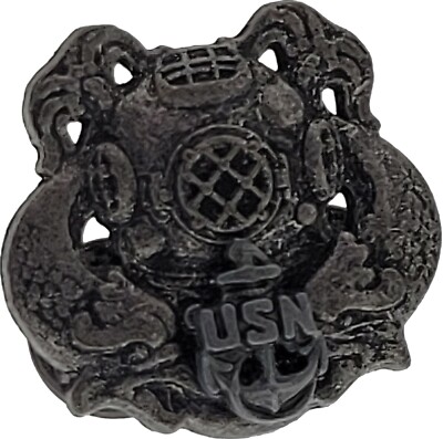 United States Navy USN 1st Class Diver 1" CUSTOM Oxidized Lapel Pin | eBay
