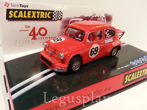 Slot scx scalextric Fiat 600 Abarth 40 Anniversary 1962 - 2002 | eBay ...