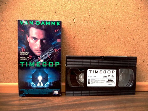 TIMECOP (VHS 1994) Jean-Claude Van Damme, Ron Silver, Mia Sara, Bruce ...