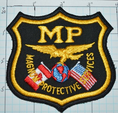 MAGNUM PROTECTIVE SERVICES MP CANADA & US PATCH | eBay