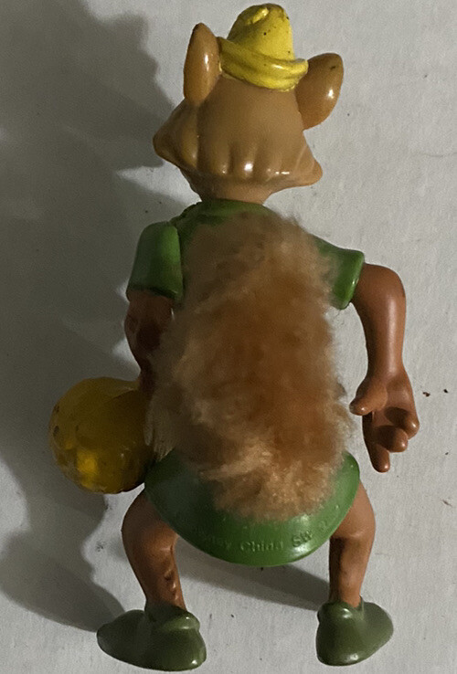 Vintage Disney Robin Hood Fox w/ Fuzzy Furry Tail 3.5" PVC Figure ...