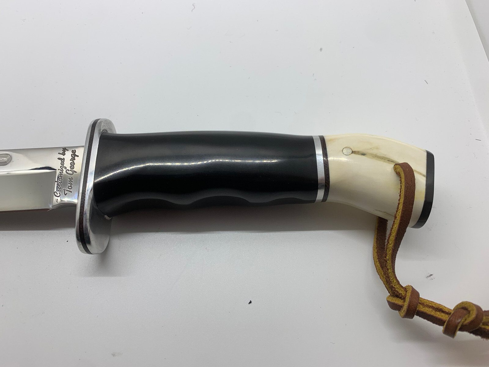 Custom Boone & Crocket Buck 120 knife by Tom George | eBay