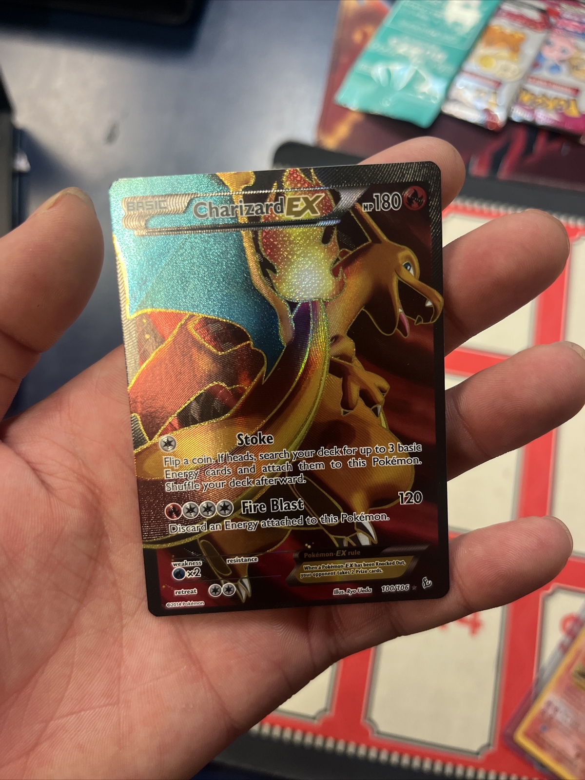 Pokémon TCG Charizard Flashfire 100/106 Holo Full Art | eBay