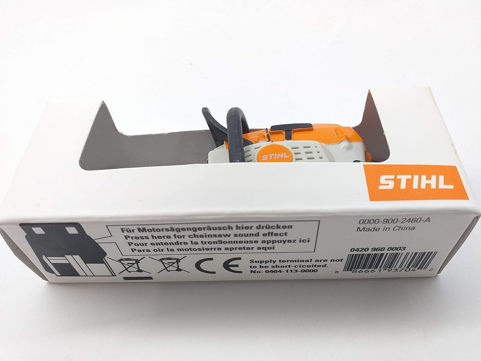 Stihl Battery Operated Chainsaw Keyring | eBay
