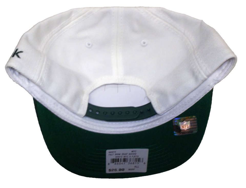 New York Jets Flat Brim Snapback Reebok Hat - Osfa | eBay