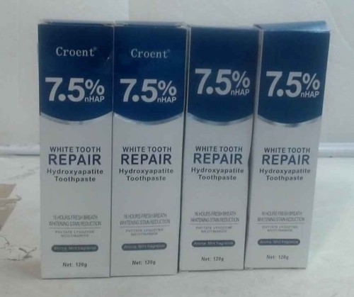 NEW Lot of 4 Croent 120G White Tooth Repair Hydroxyapatite Toothpaste ...