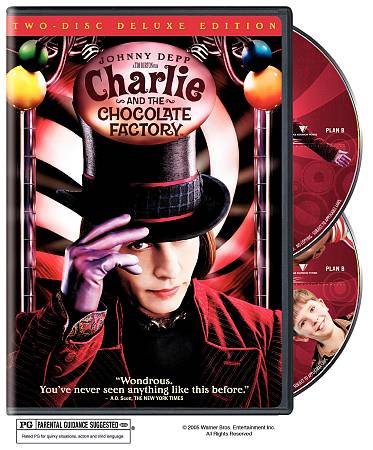 Charlie and the Chocolate Factory (DVD, 2005, 2-Disc Set, Widescreen ...