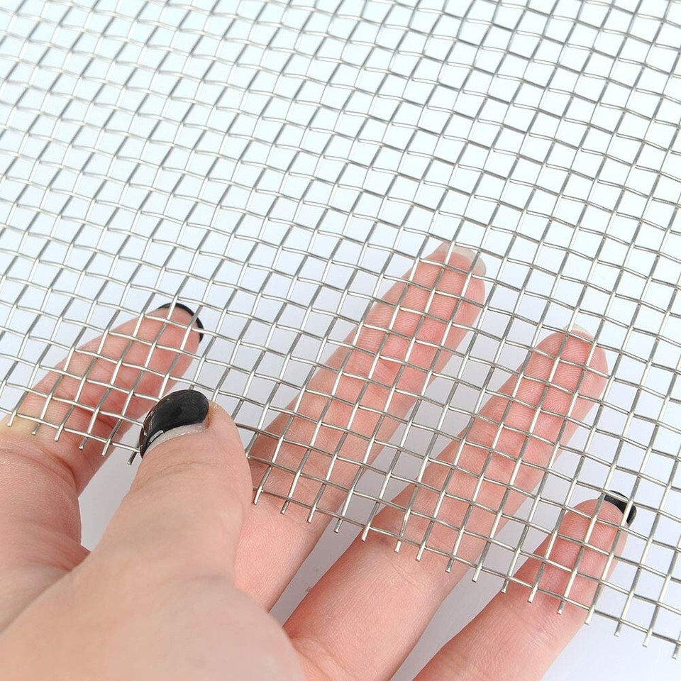 Stainless Steel Woven Wire Mesh Roll, Metal Mesh Sheet, Screen Window ...