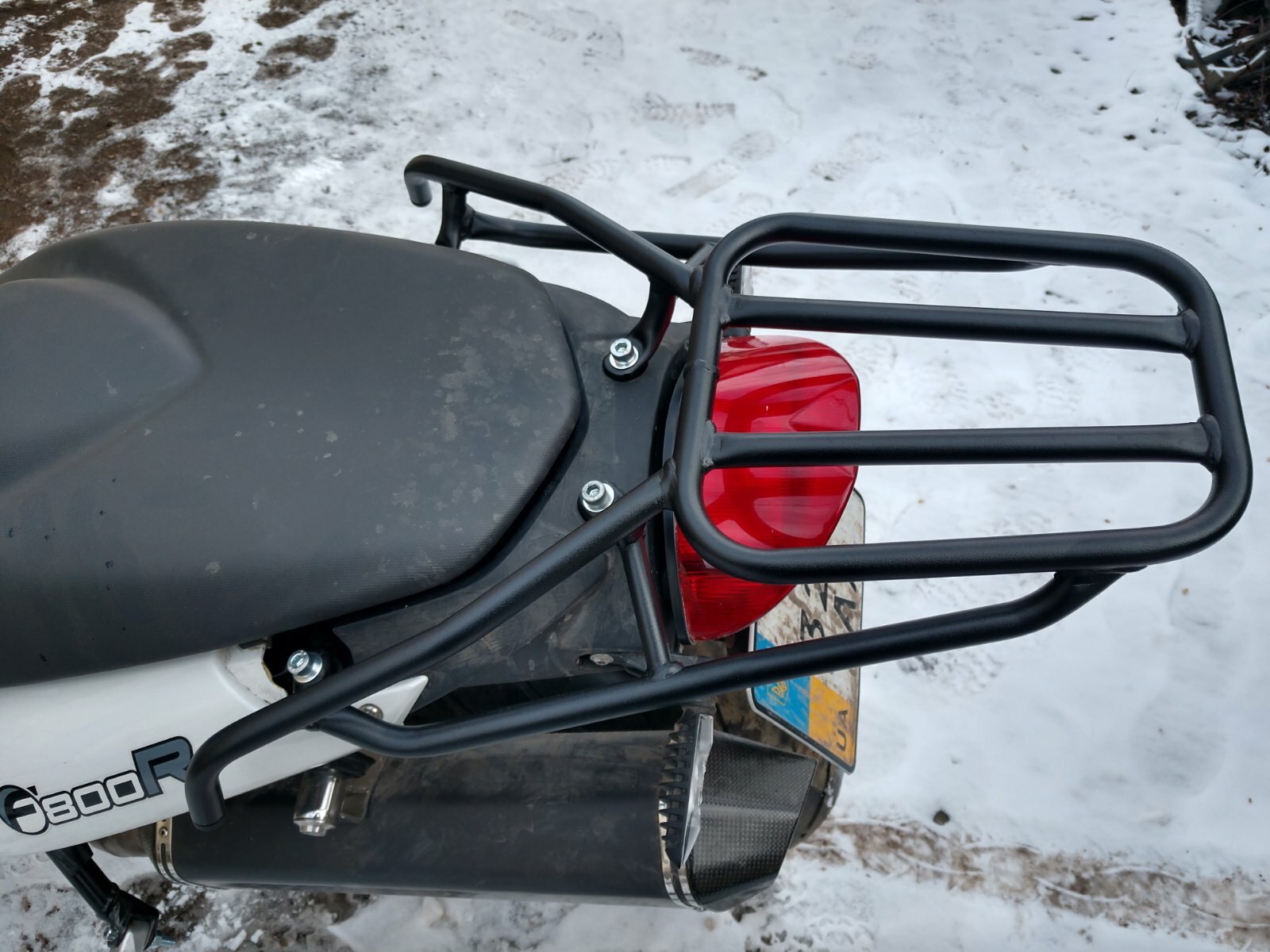 For BMW F 800 R Rear Rack Luggage Racks BMW F800R Universal Reinforced ...