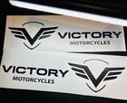 2X Victory New Style Motorcycle Gas Tank Decals Stickers OEM Oracle ...