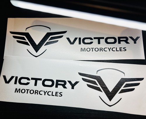 2X Victory New Style Motorcycle Gas Tank Decals Stickers OEM Oracle ...