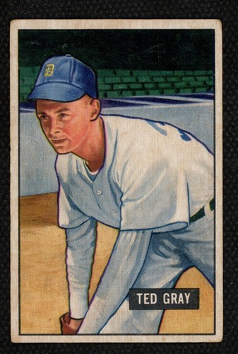 1951 Bowman #178 Ted Gray ** Detroit Tigers ~ VG/EX+ | eBay