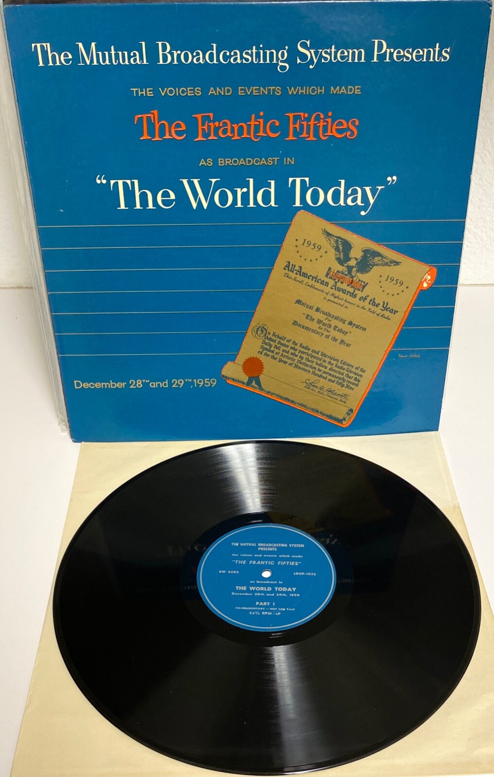 ELVIS PRESLEY Mutual Broadcasting System Presents THE FRANTIC FIFTIES ...