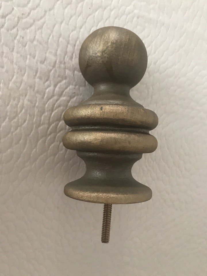 New Vintage Solid Metal Bronze Furniture Finial With Metal Screw | eBay