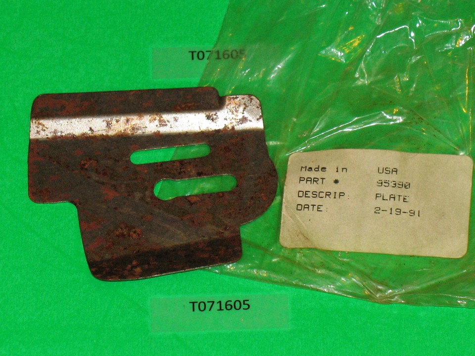 OEM oxidized HOMELITE 95390 inner bar guide shim plate ~ 240, 245 ...