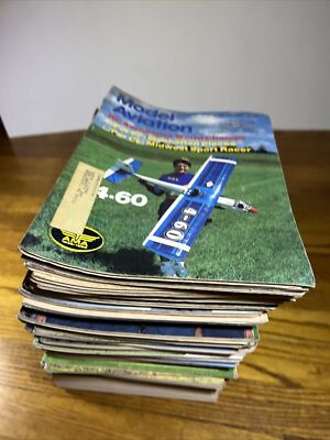 Lot of 46 MODEL AVIATION Magazines 1986 To 1997 | eBay
