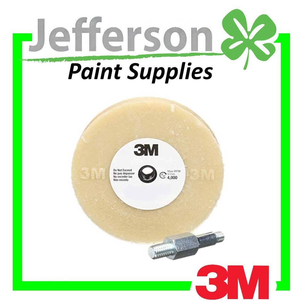 3M 07498 Stripe Off Wheel Eraser Wheel With Arbor - Caramel Wheel ...