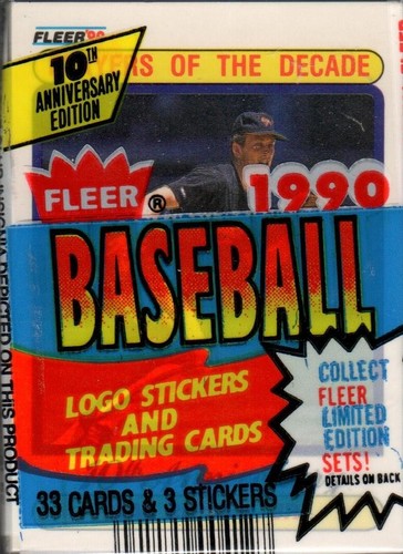 1990 Fleer Cello Pack Cal Ripken POD HOF Top Baltimore Orioles Baseball ...