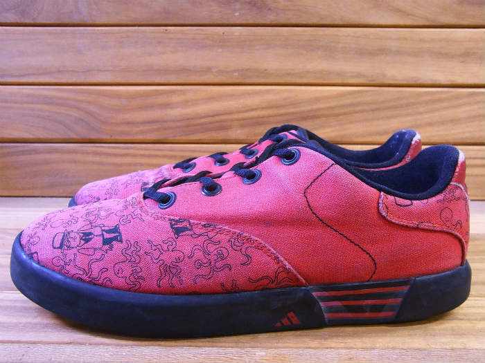 2004 Adidas Mark Gonzales Red x Black Canvas Sneaker … - Gem