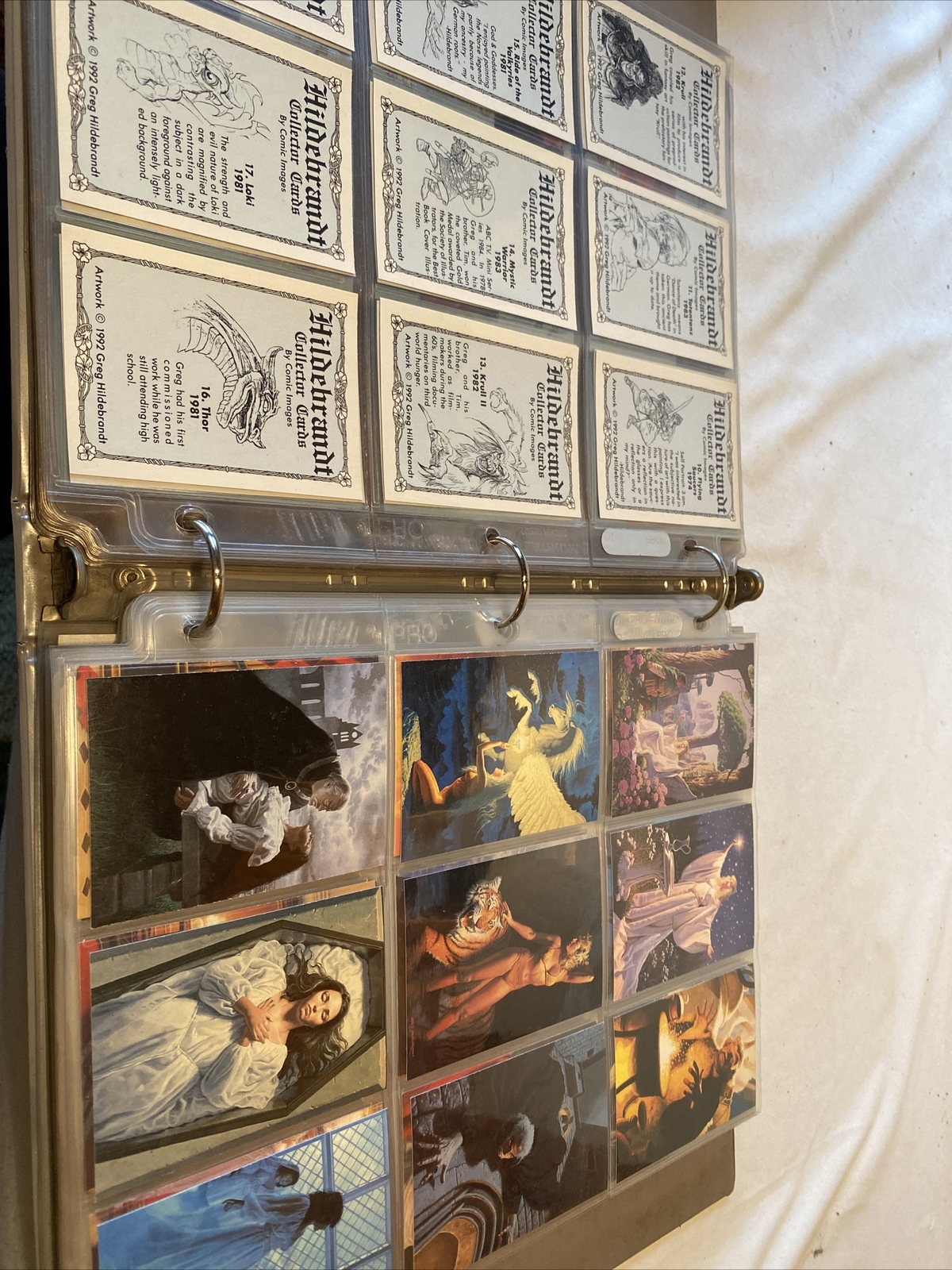 Greg Hildebrandt 1992 Comic Images COMPLETE 90 Card Set Collector Cards ...