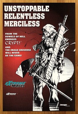 1994 Image Comics Crypt Print Ad/Poster Liefeld Prophet Stephen Platt ...