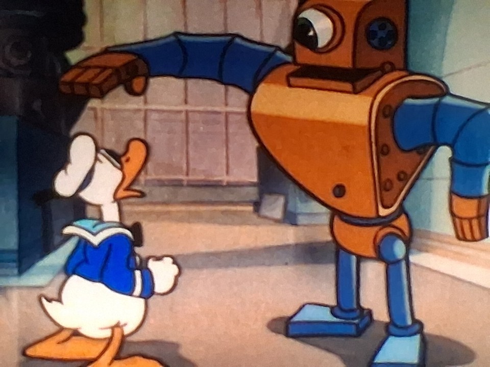 Donald Duck - Modern Inventions, Gorgeous Color, 1937, 16mm, 400ft Reel ...