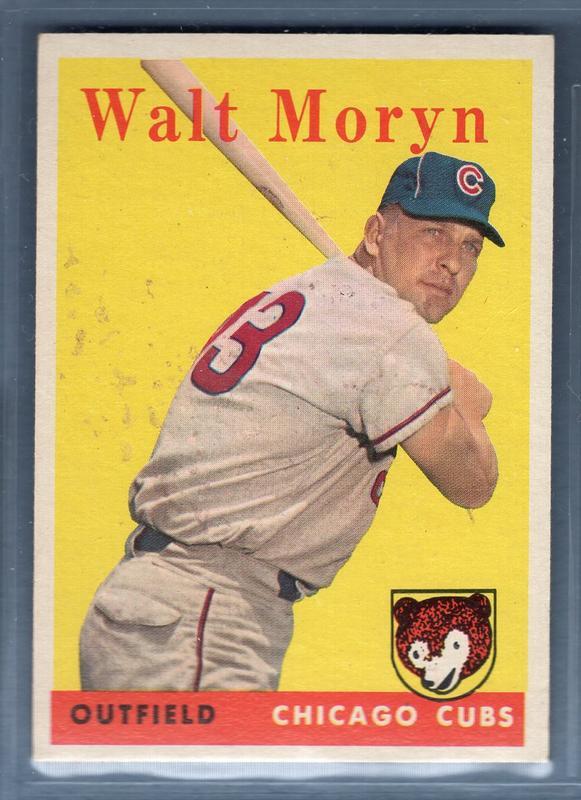1958 Topps #122 Walt Moryn VG-EX GO401 | eBay