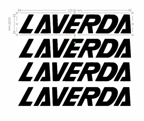 4 STICKERS LAVERDA 20X120MM CHACUN | eBay