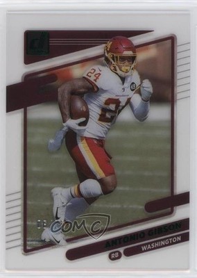 2021 Panini Clearly Donruss Green /25 Antonio Gibson #48 | eBay