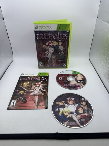 Deathsmiles (Xbox 360) CIB w/Manual Works MINT DISCS *Damaged Cover Art ...
