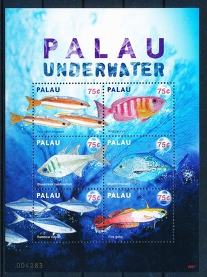 LS66167 Palau fish shell coral sealife good sheet MNH | eBay
