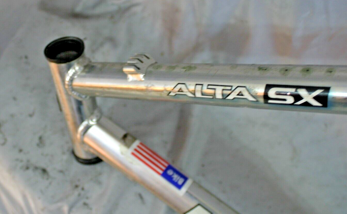 1998 Mongoose Alta SX MTB Bike Frame 22" X-Large Hardtail Silver USA ...