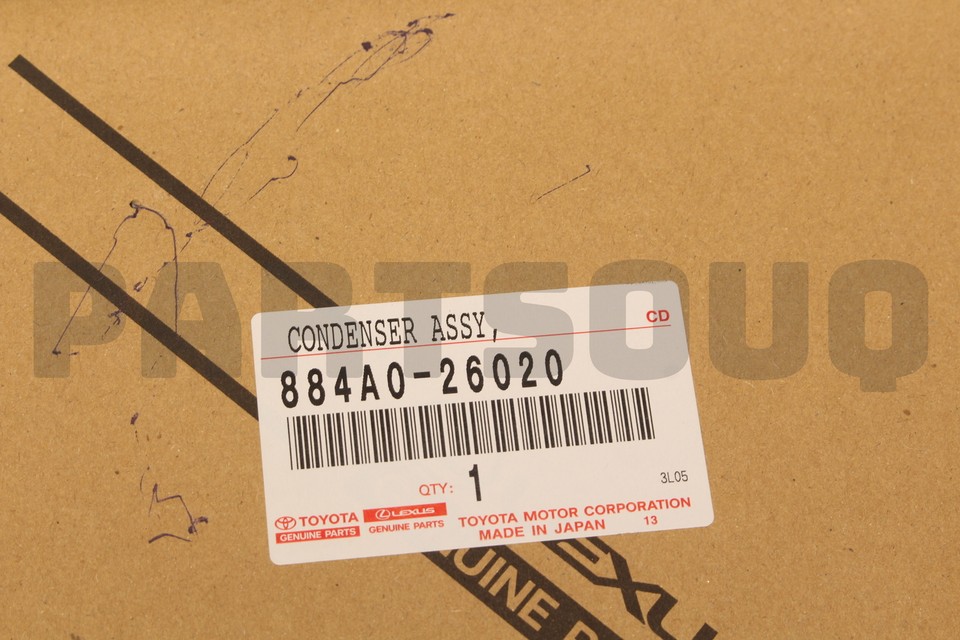 884A026020 Genuine Toyota CONDENSER ASSY 884A0-26020 | eBay