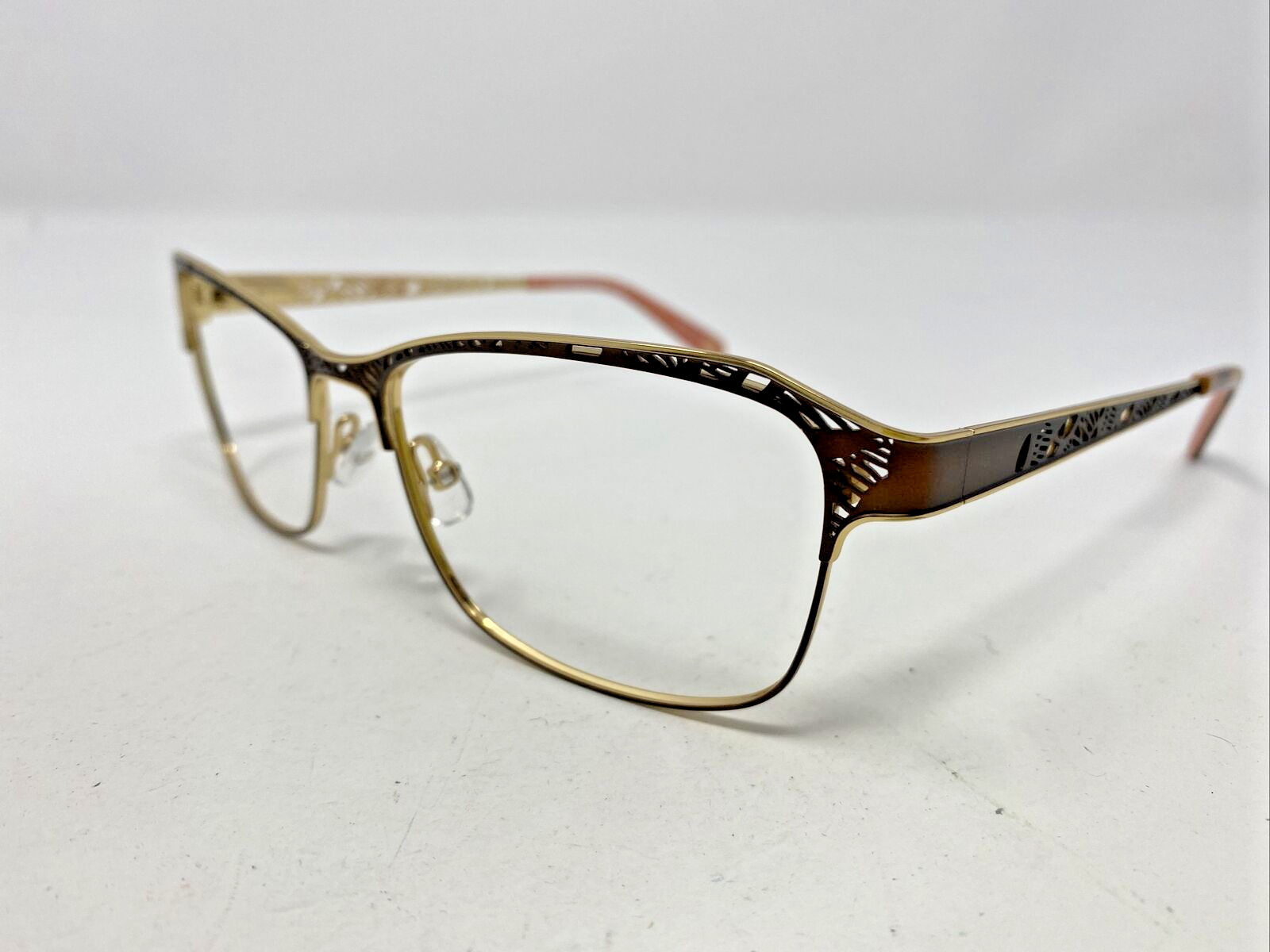 Liz Claiborne L577/S 09QHA 56-16-135 Brown/Gold Full Rim Sunglasses ...
