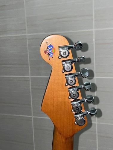 2 Pcs Vinyl UV Transfer Decals Stickers For FENDER STRATOCASTER Guitar ...