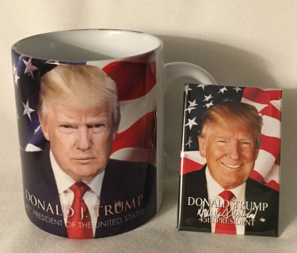 TRUMP 1 PEN GOLD SIGNED EAGLE SEAL BLUE PRESIDENT DONALD MAGA GOP ...