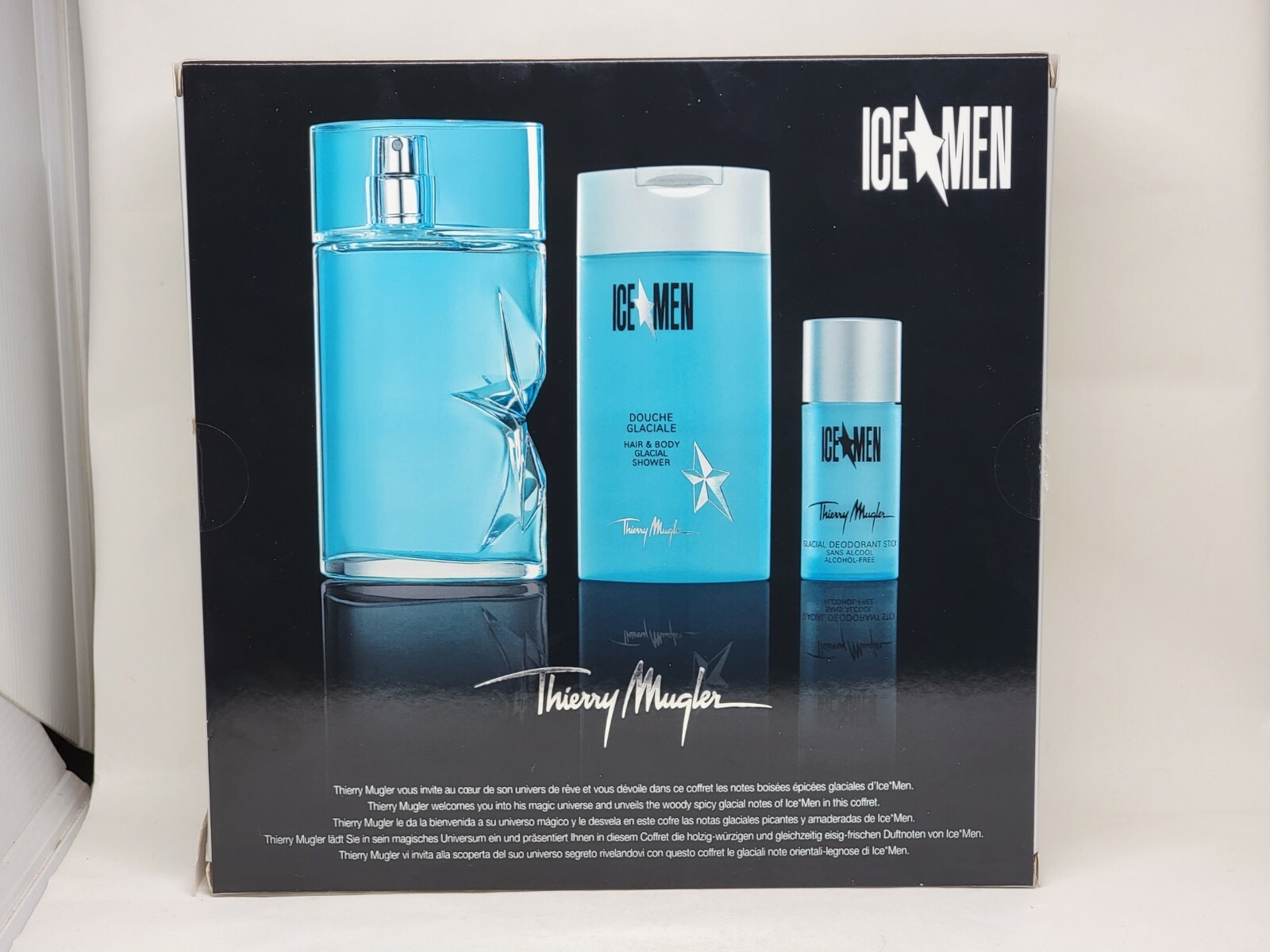 Angel Ice Men Thierry Mugler men 100ml EDT+ 20ml Deo Stick + 100ml ...